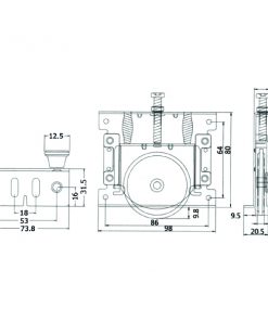 อุปกรณ์บานเลื่อน - Futuretech Intermarketing Co., Ltd. จำหน่าย มือจับ ...